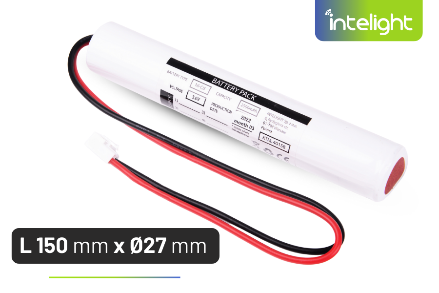 Pakiet akumulatorów niklowo-kadmowy Ni-Cd HT 3,6V 2,5Ah HT Intelight | Amper24