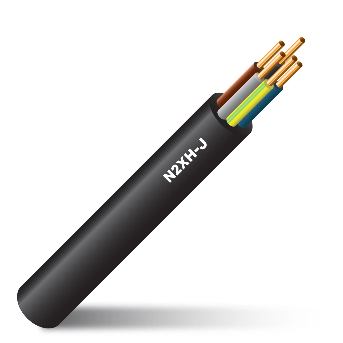 Kabel energetyczny bezhalogenowy N2XH-J 5x16 RE B2ca 0,6/1kV ...