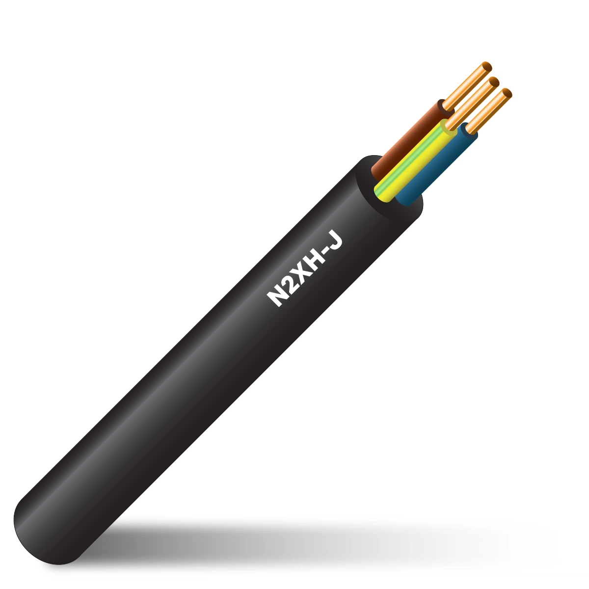 Kabel energetyczny bezhalogenowy N2XH-J B2ca 0,6/1 kV 3x2,5 RE ...